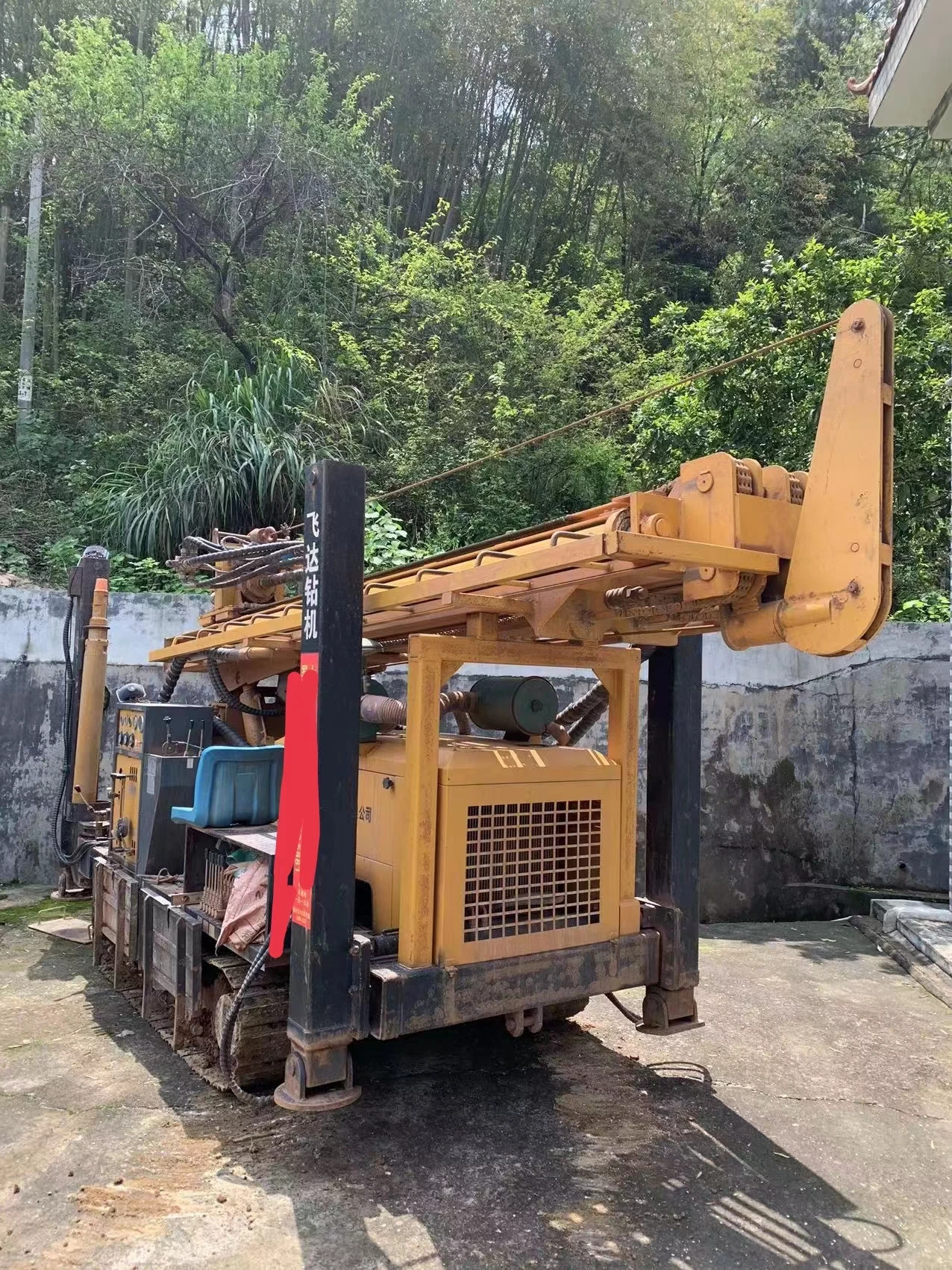 180 Meter Full Hydraulic Crawler Water Well Drilling Rig Diesel for ...