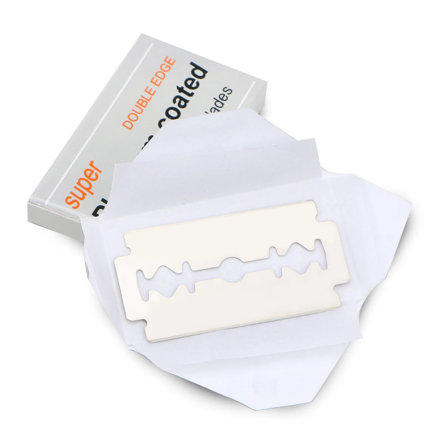 Double Edge Zero Waste Stainless Steel Blades with Platinum Coating