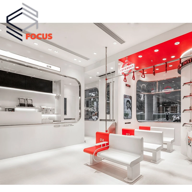 Factory Cafe Display Cabinet Bar Lounge Furniture Bubble Tea Kiosk ...