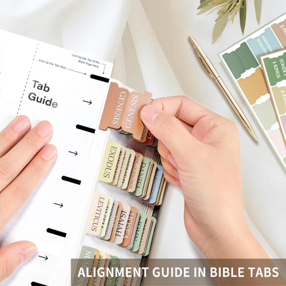 Customized Laminated Bible Indexing Tabs - Label Stickers