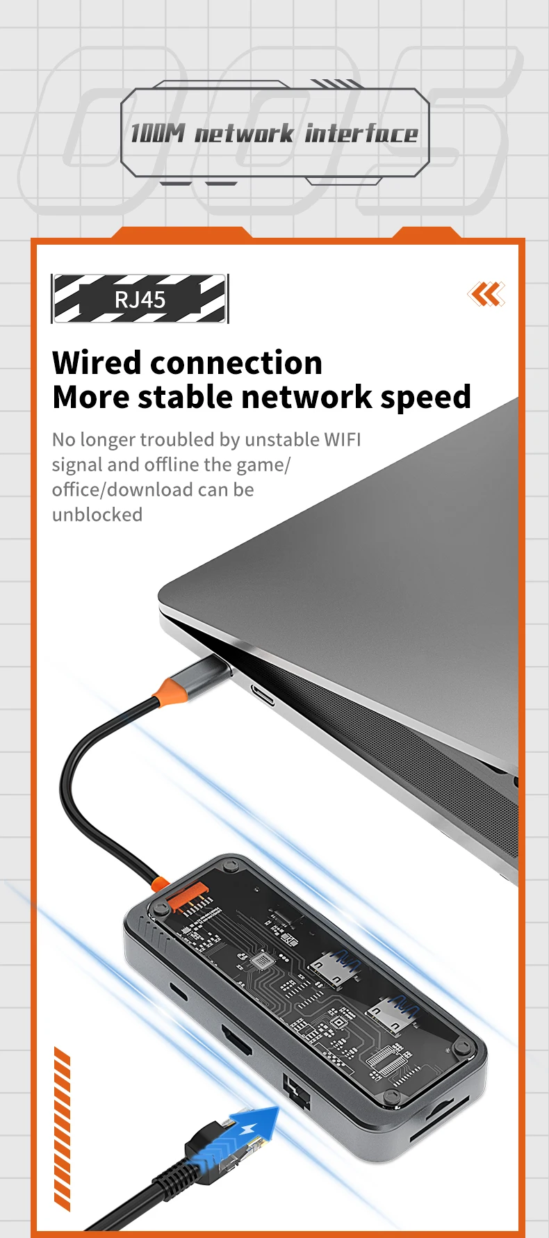 Factory Wholesale 8 In 1 Usb A 3.0 Usb C Docking Station 100w Charging Power Porno Pot Por Pont ...