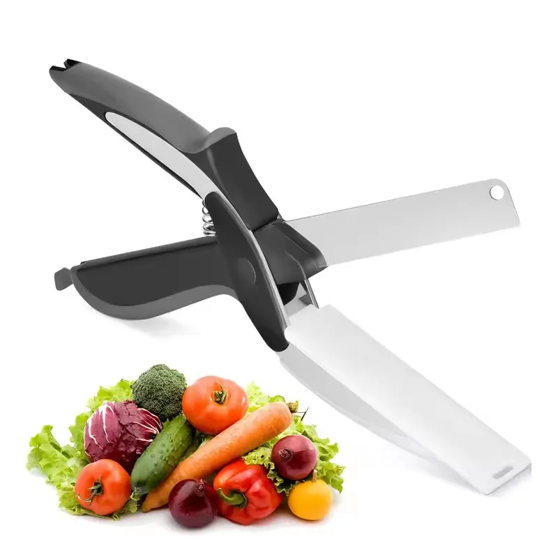 2 in 1 Kitchen Food Cutter - Durable Stainless Steel Scissors