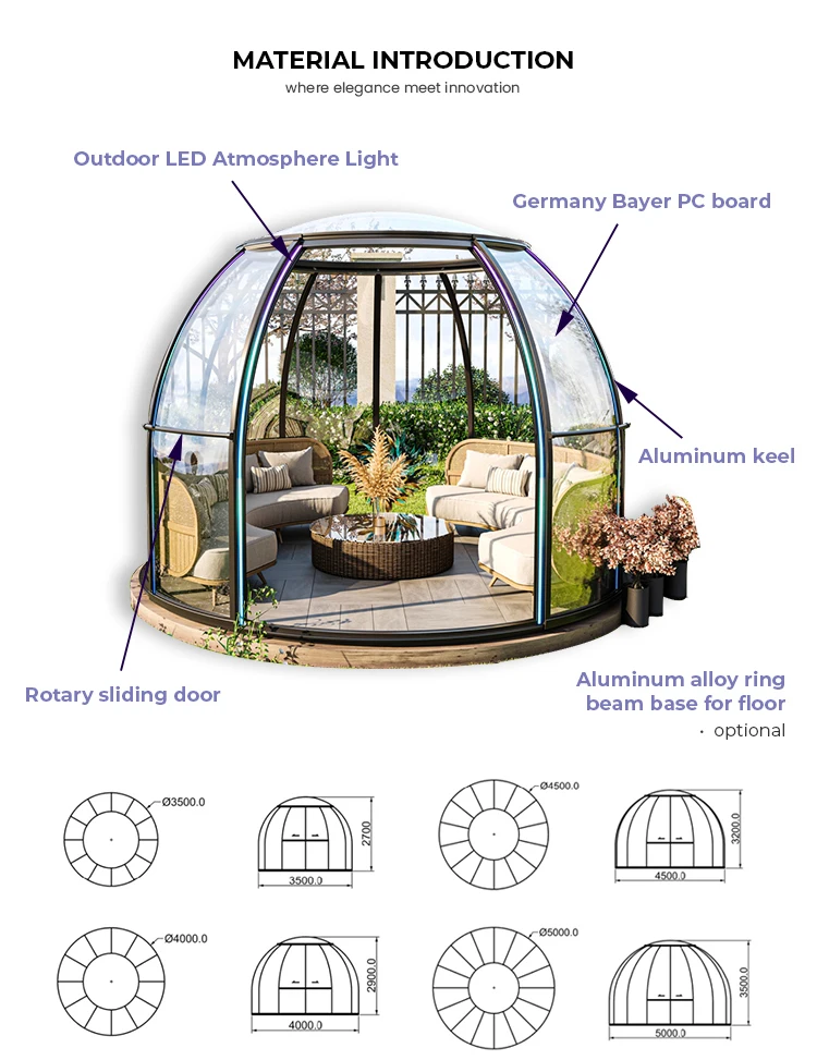 Starry Bubble Room - Transparent Dome Kit House by Full House