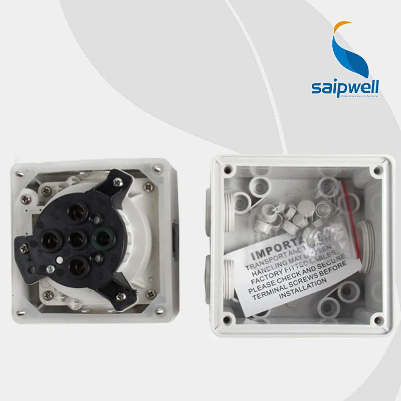 Saipwell Ip66 Waterproof Cee/iec Transparent Flap Receptacle ...