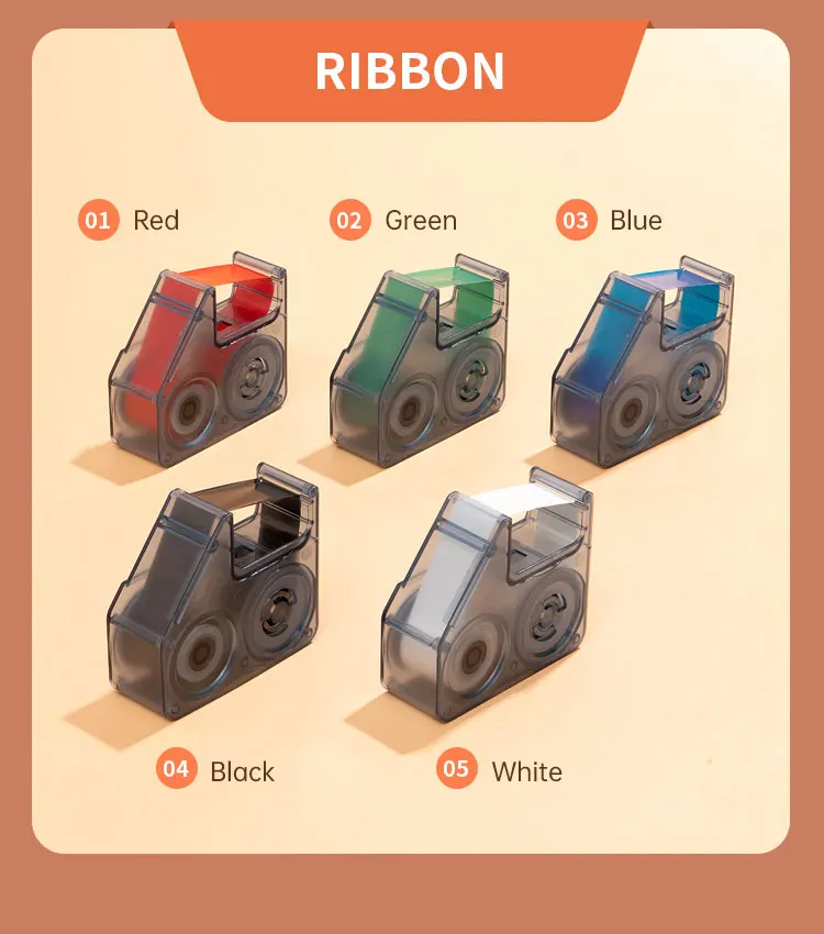 Niimbot B18 Wireless Color Ribbon Label Maker Thermal Transfer Label ...