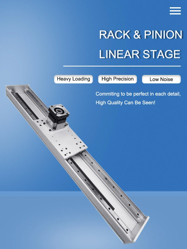 Gantry Robot Xyz 4 Axis Cartesian Robot Rack Pinion Driven Linear Guide Stage Slide Cnc Motion