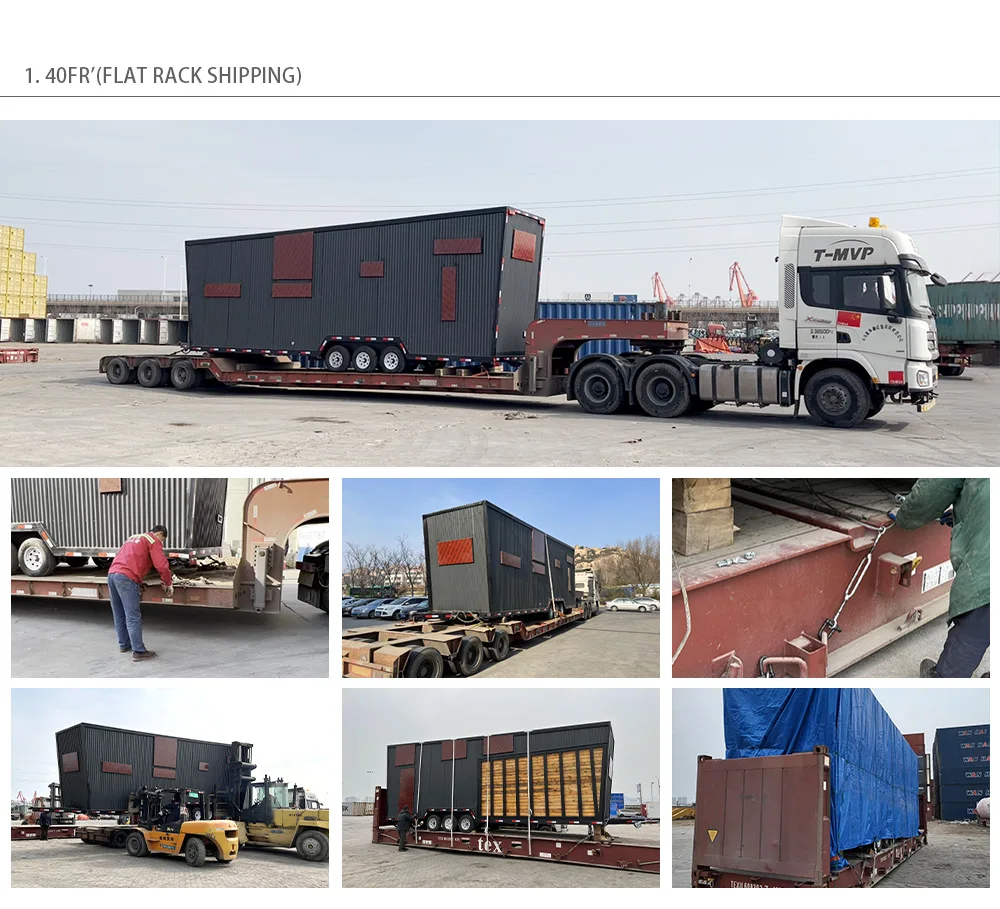 Modern Prefab House On Wheel Tiny Portable House Modular Home Trailer ...