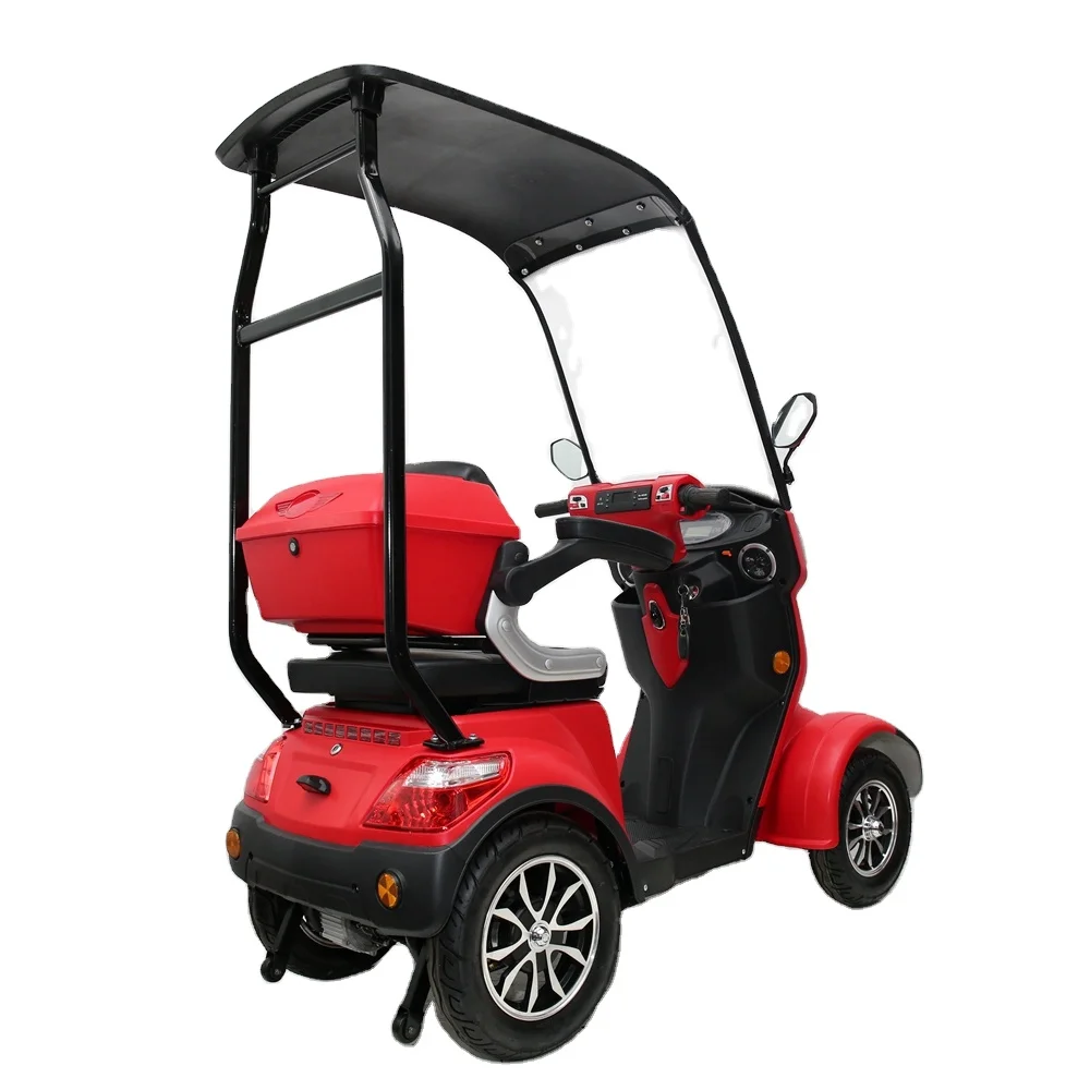 4 Wheel Roof Installed Fully Enclosed Mobility Scooter