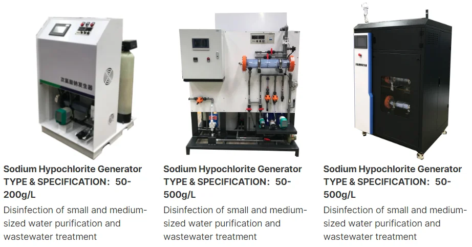 Brine Electrolysis Sodium Hypochlorite Generator - CE