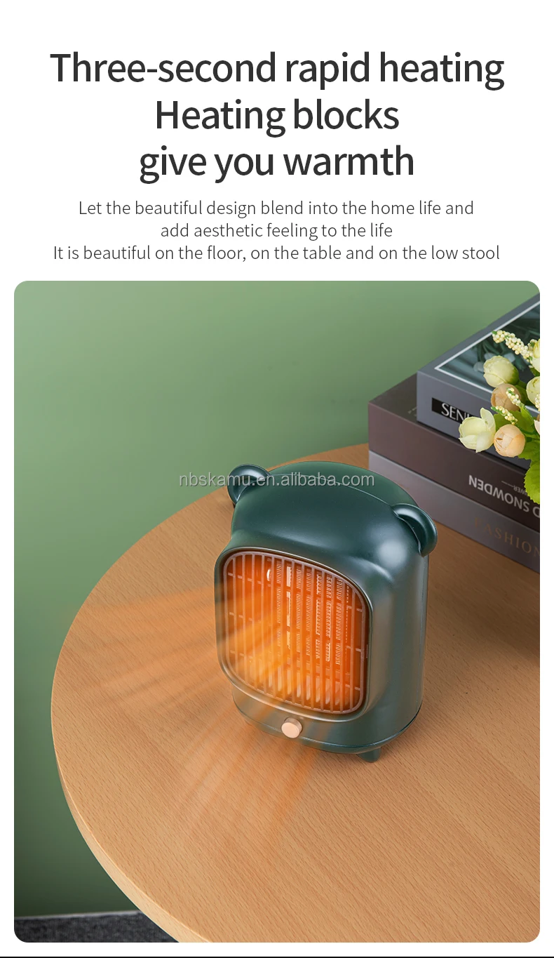 Mini Portable Element Heating Auto Oscillating Winter Room Heater For ...