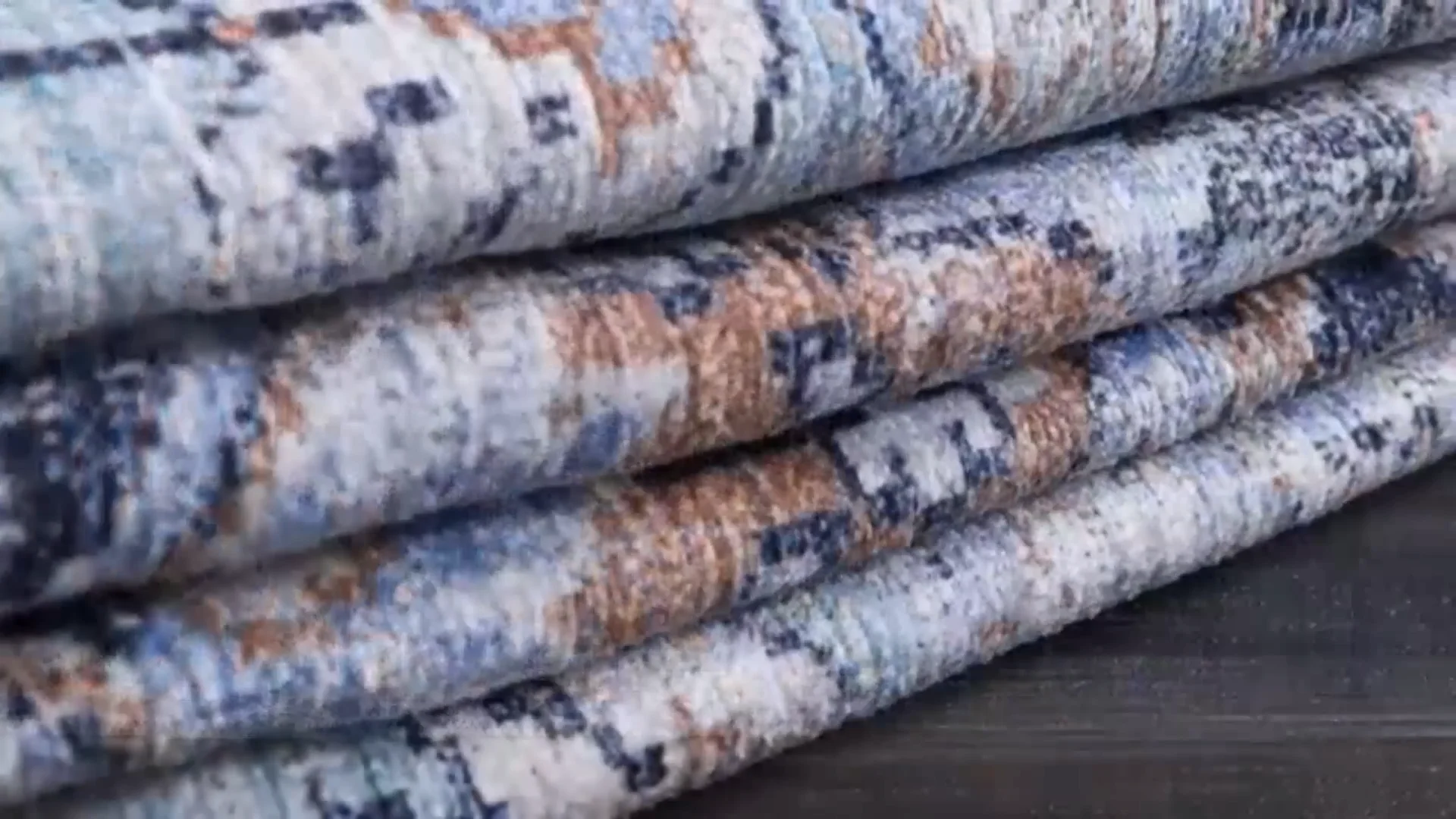 Living Room Rugs Machine Washable Non Slip Thin Carpet Soft Indoor ...