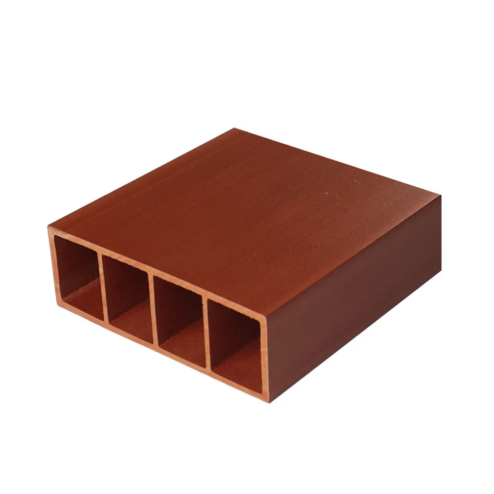Custom Tubo De Madera Wpc Perfil Wpc Barrotes Co-extrusion Hollow Beams ...