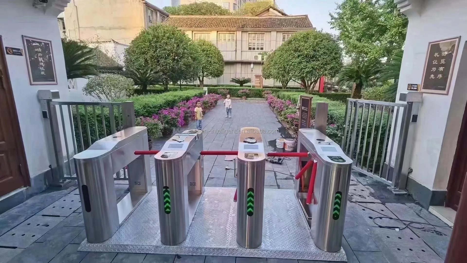 Gym Entry System with QR Code RFID Ticket Access Control and Tripod ...