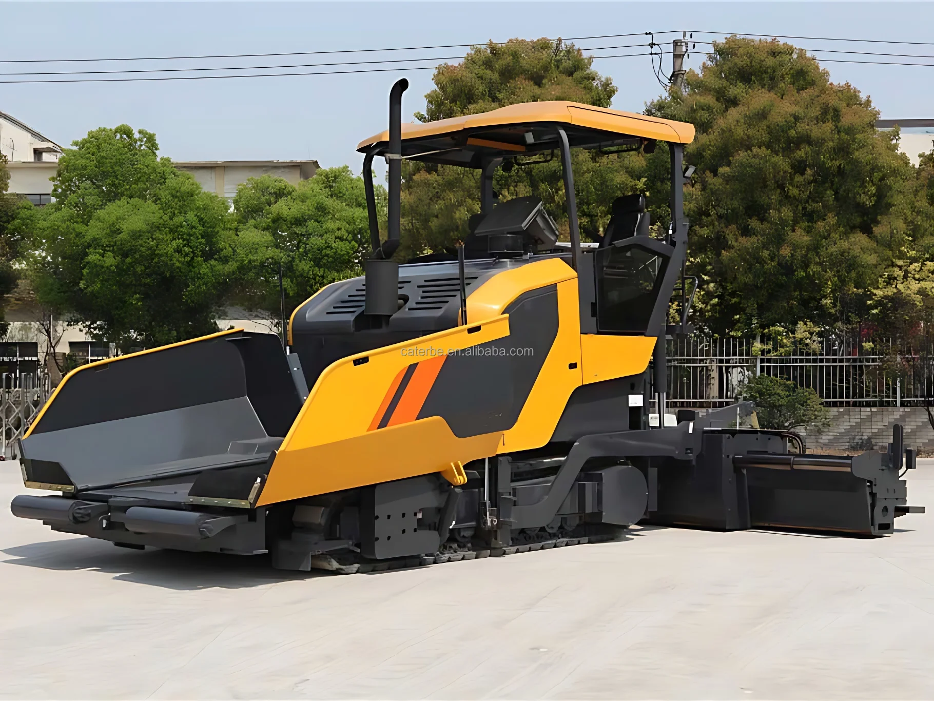 Concrete Paving Machine 509A Asphalt Concrete Paver with 9m Maximum ...