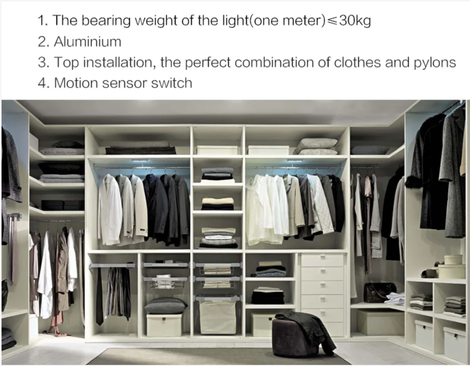 Artcilux Wardrobe Led Light With Sensor Wardrobe Led Strip Light - Buy ...