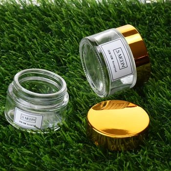 Custom Color Empty Body Scrub Jars 1oz 2oz 3oz 4oz 5oz 8oz Cosmetic Glass Jars With Lid For Body ...