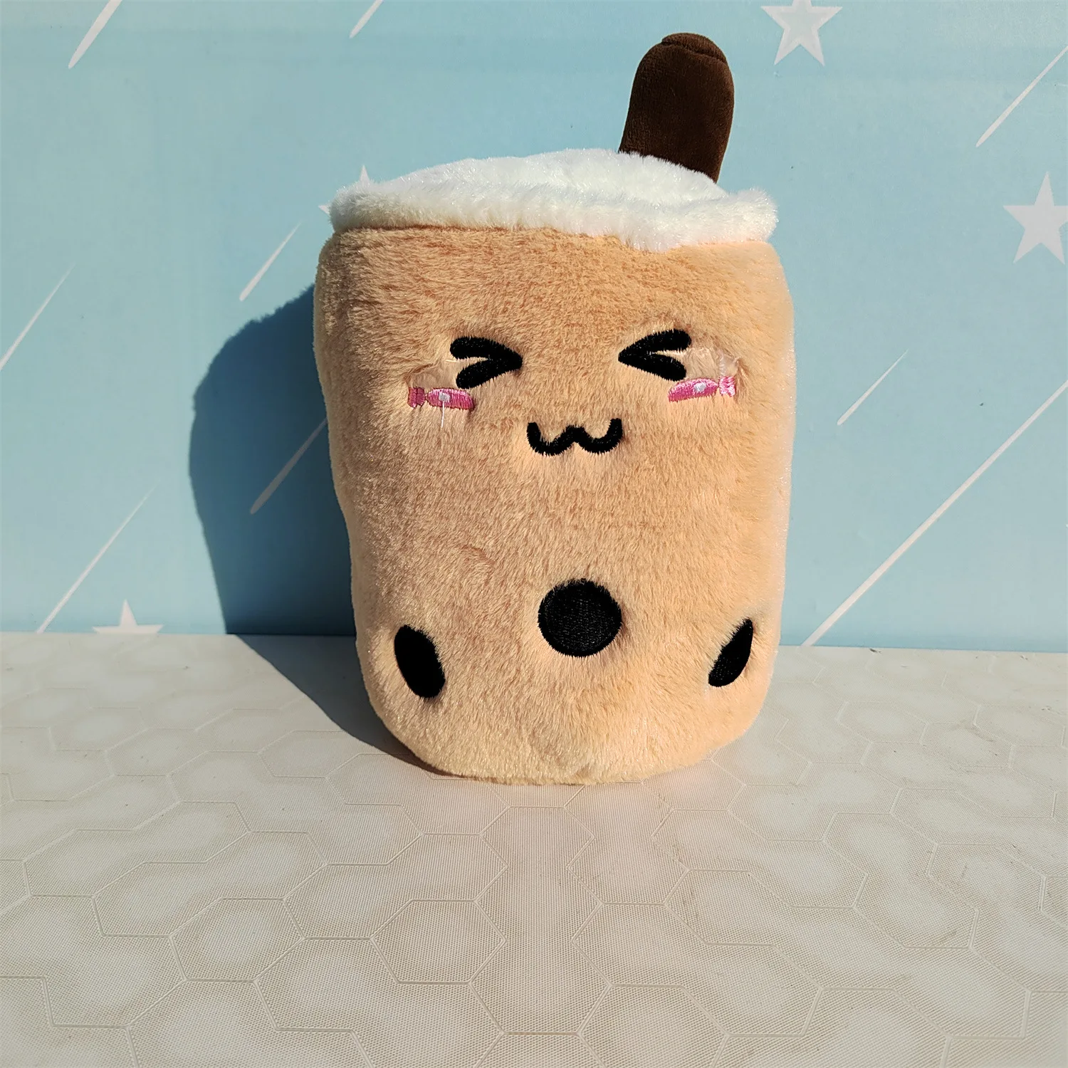 Creative New Furry Bubble Tea Cup Panda Plush Pillow Soft Plush Toy ...