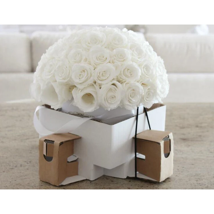 Custom Corrugated Paper Mushroom Rose Flower Shipping Box Wholesale ...