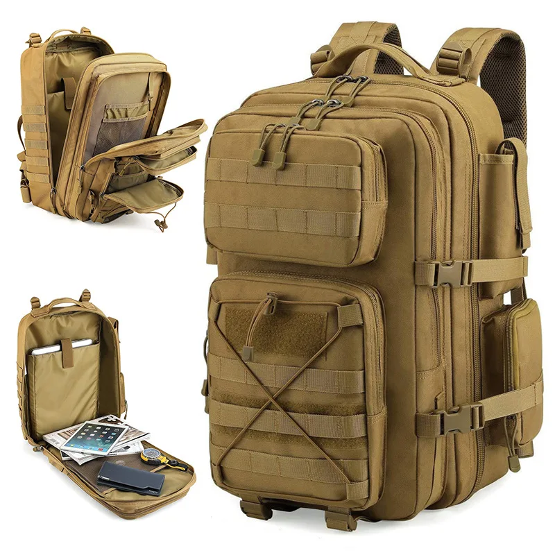 Outdoor 3p Tactical Backpack Molle Tactical Bag Large Capacity ...