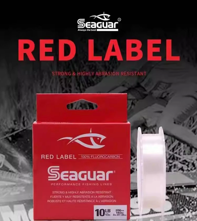 Seaguar RED LEBEL 100% FLUOROCARBON Fishing Line ORIGINAL JP 183m/160M ...