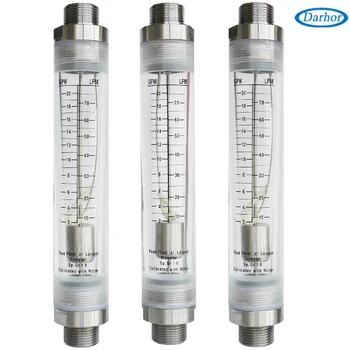 Darhor Dfg Series Acrylic Inline Flow Meter For Water Rotameter Gpm Lpm ...