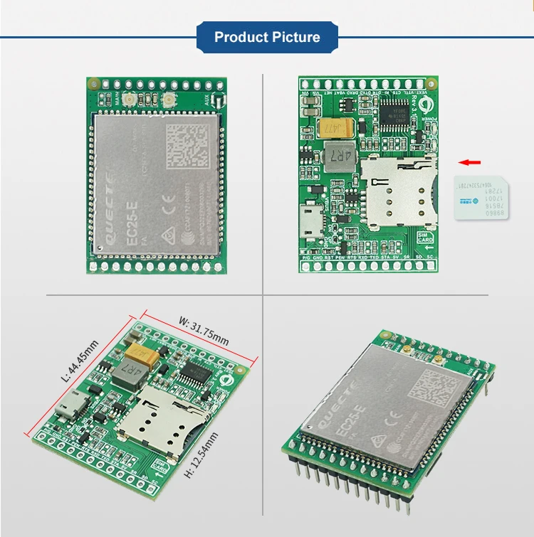 Quectel EC25-E LTE Cat.4 Module - 4G Wireless Communication