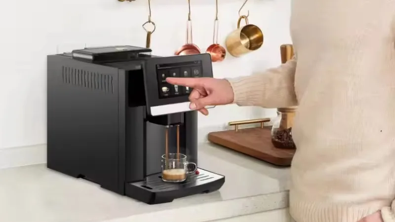 Modern Intuitive 7'' Full Graphic Touch Display Screen Espresso Maker ...