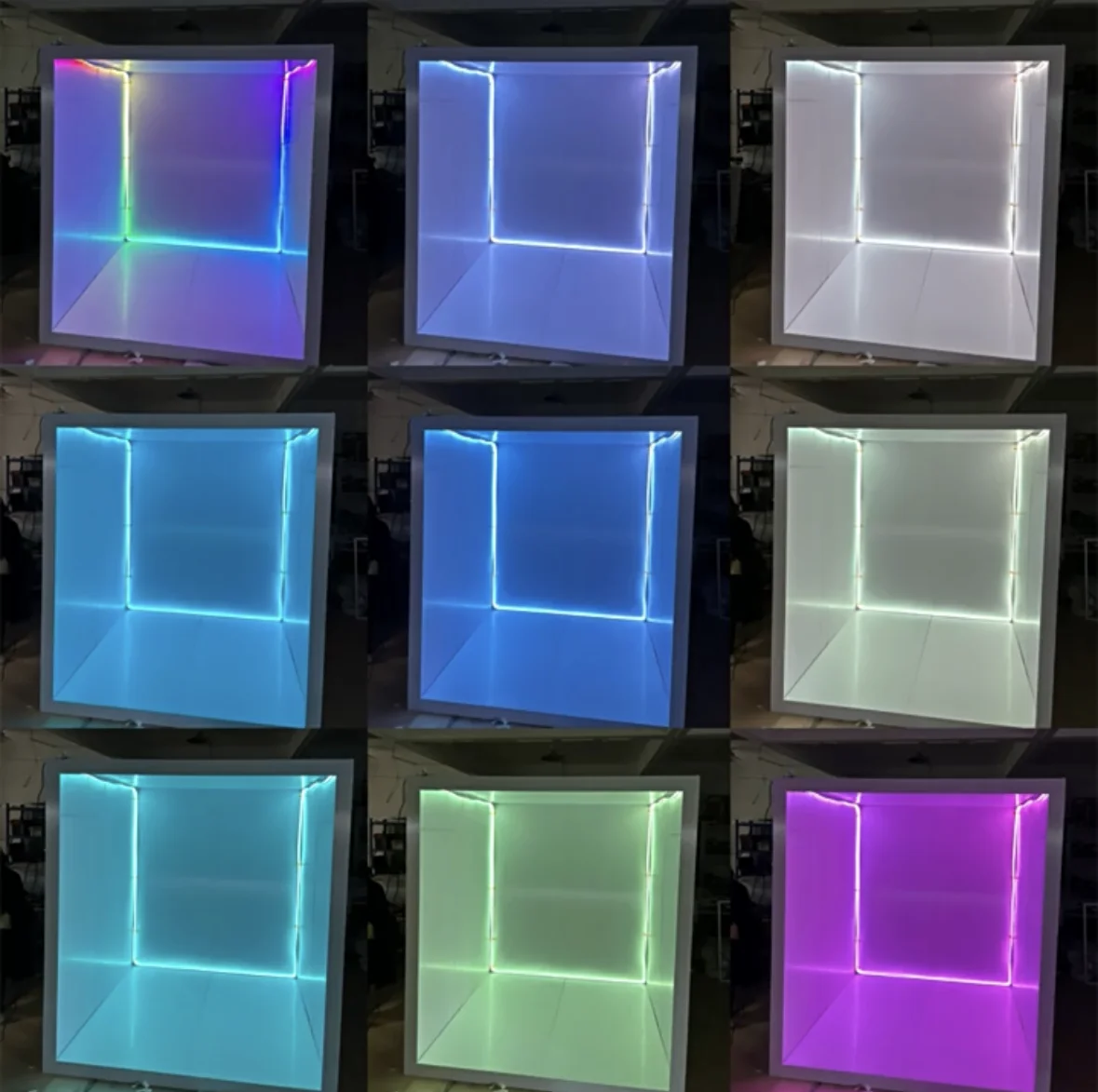 2025 New Style Photo Booth Magazines with RGB LED Lighting