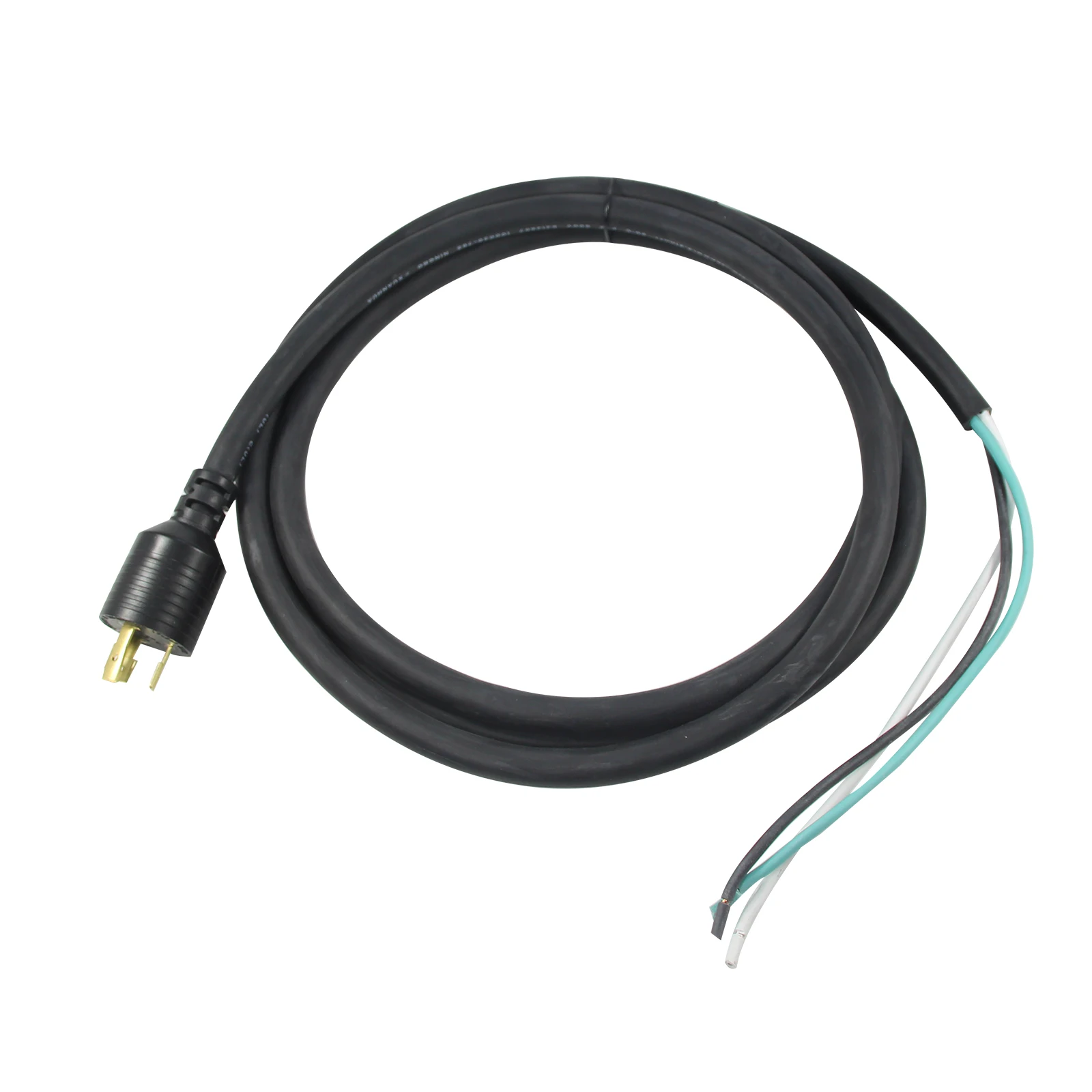 125v 20a Soow 12awg/4c Nema L14-20p To Stripped Twist Locking Extension ...