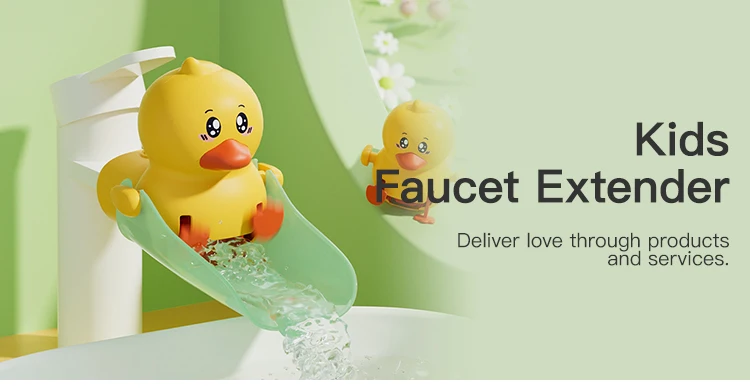 Children Safe Hand Washing Duck Kids Water Tap Faucet Extender for ...
