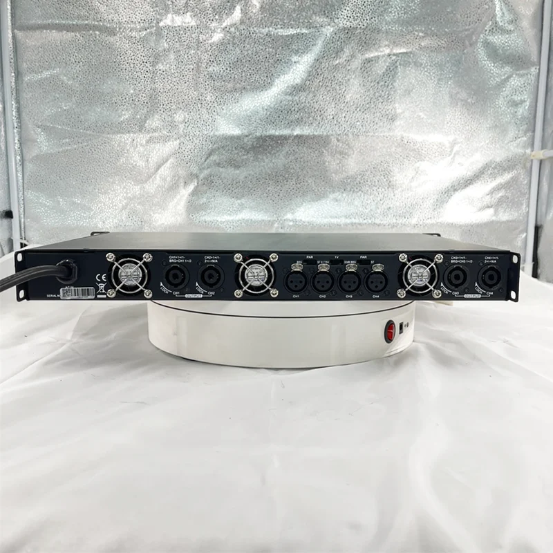 Lihui Pro 1000watt *4 8ohm 4 Channel Music Amplifier Class D Stereo Sound 1u Digital ...