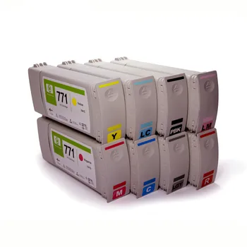 Ocbestjet 8 Pieces 775-ml Remanufactured 771 Ink Cartridge With Chip ...
