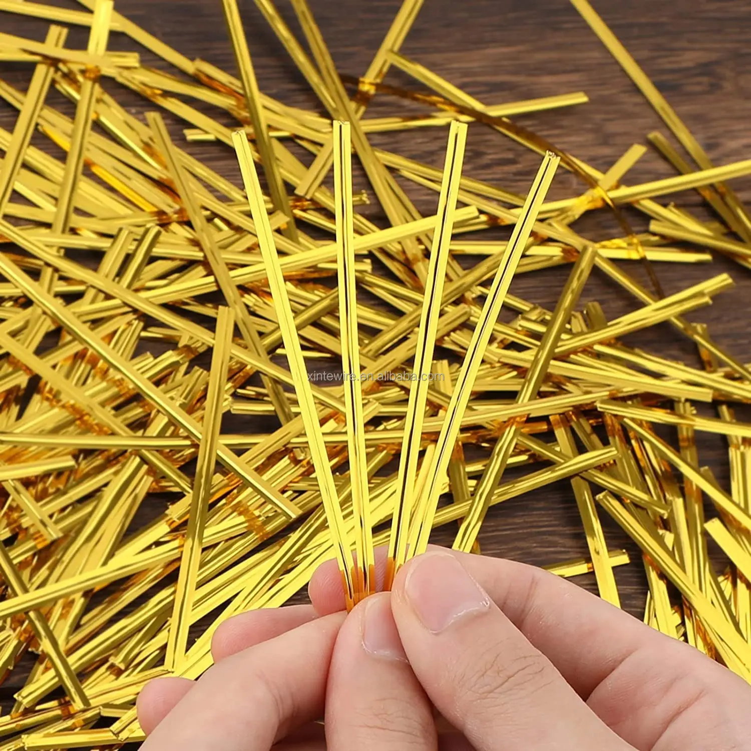 Colorful Metal Wire Food Packaging Bags - Closing Ties