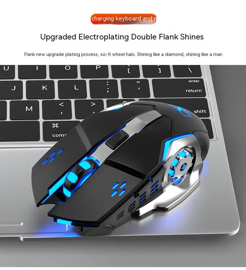 XINMENG K680 RGB Wireless Keyboard and Mouse Set for Esports