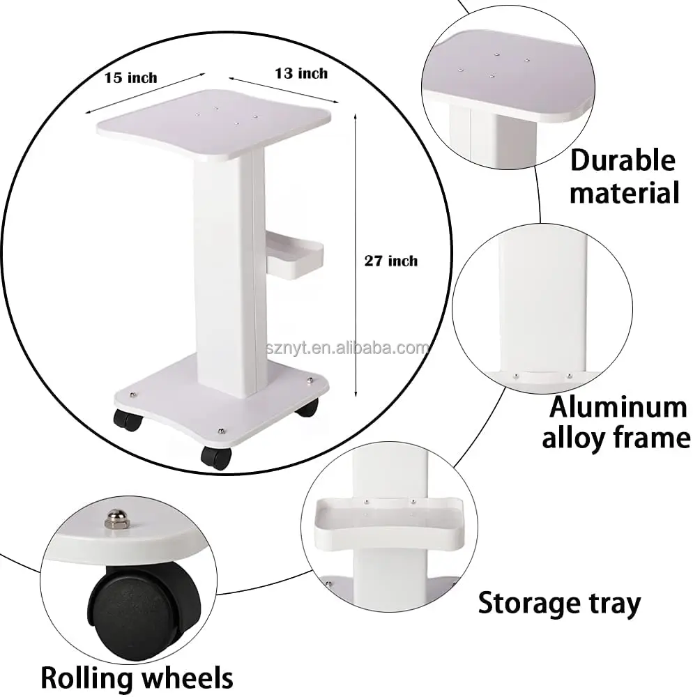 Mobile Rolling Wheel Stand Cart Beauty Salon Trolley