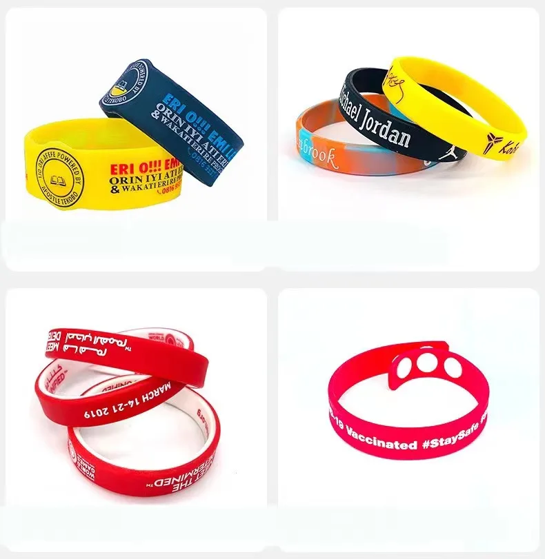Customized Logo Logo Silicone Wrist Strap Promotional Gift Make Your ...