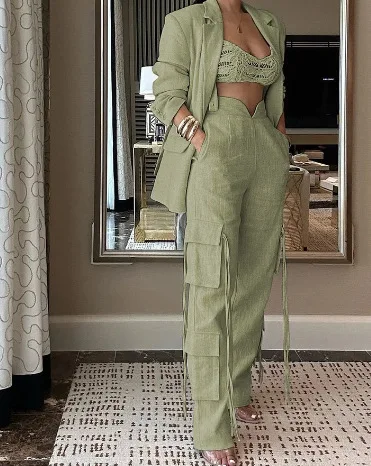 Sassy Girl Fashion Set Street Style Women's Two Piece Set European and ...