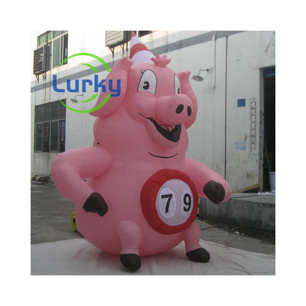 Decoration Pig Inflatable Character Model Custom Advertising ...