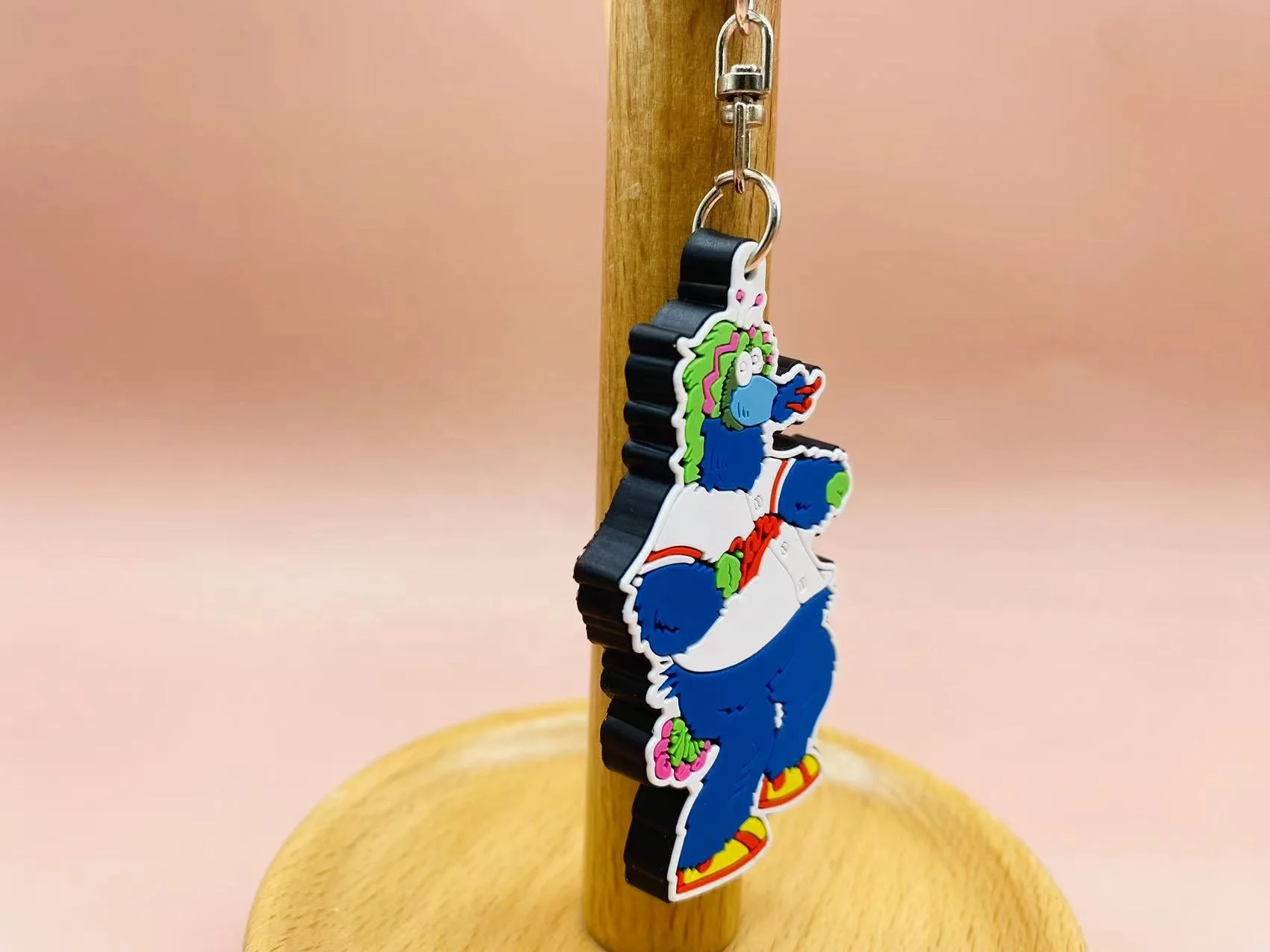 Cartoon Characters 2d Soft Rubber Key Chain Pvc Silicone Car Gift ...
