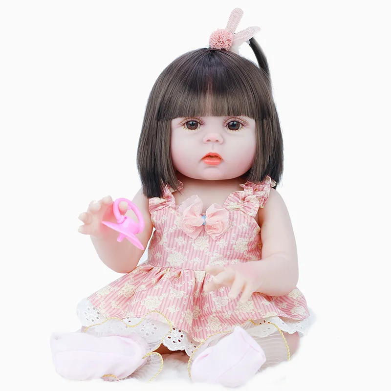 16 Inch Simulation Baby Doll To Comfort And Sleep With 53cm Vinyl Doll ...