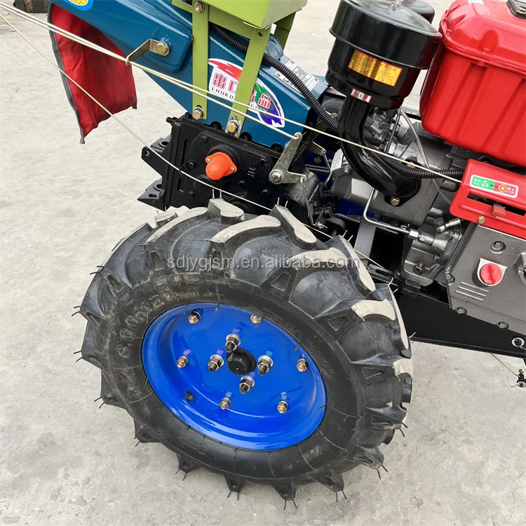 Using Two Wheeled Manual Rotary Tillage for Trenching, Weeding, and ...