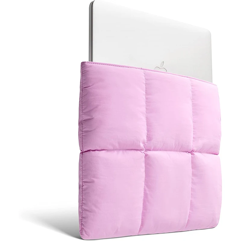 Fashion Women Custom Logo Wholesale Quilted Puffer Pc Work Laptop ...