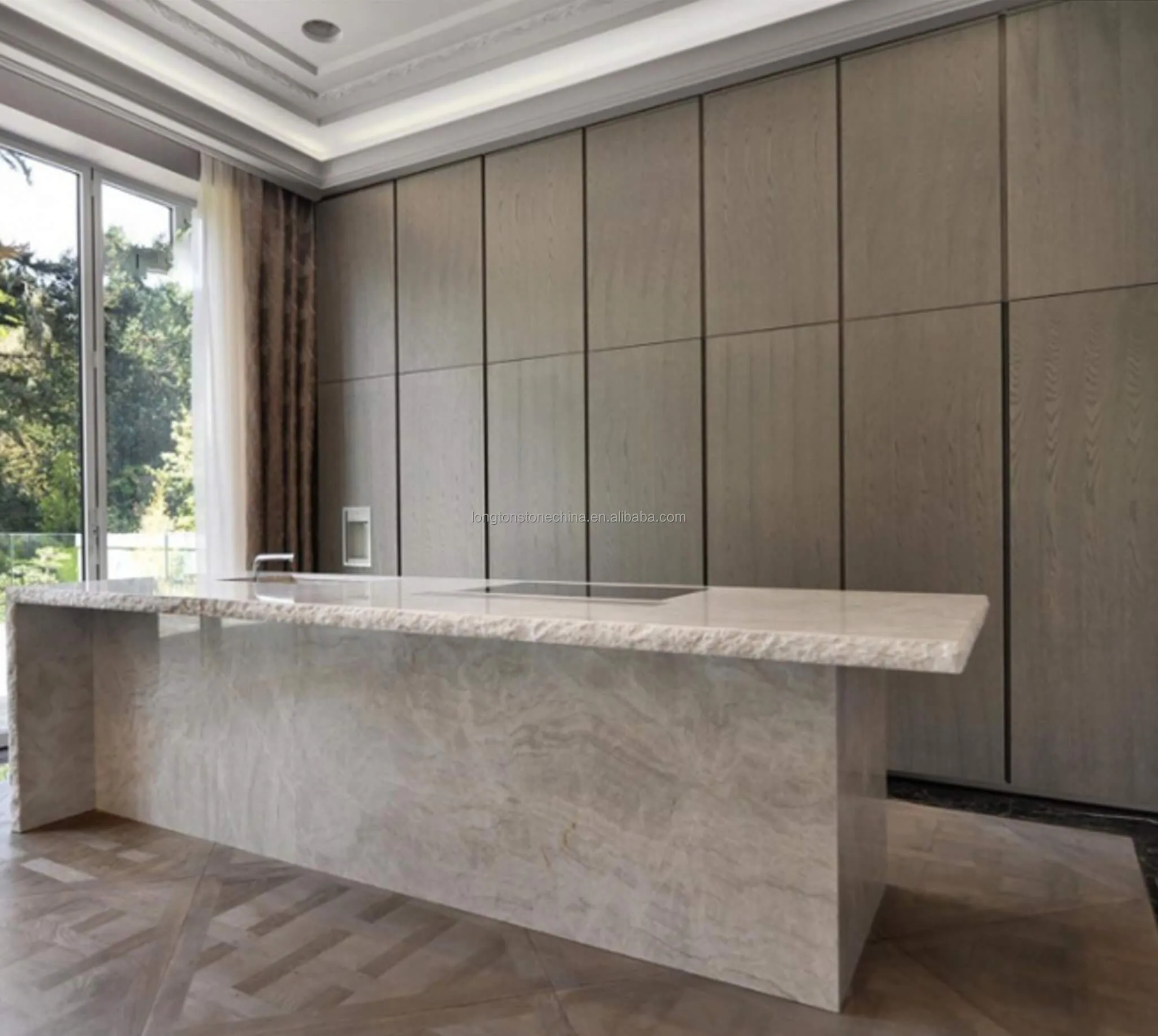 Luxury Brazil Natural Stone Taj Mahal Quartzite Polished Marble Slab ...