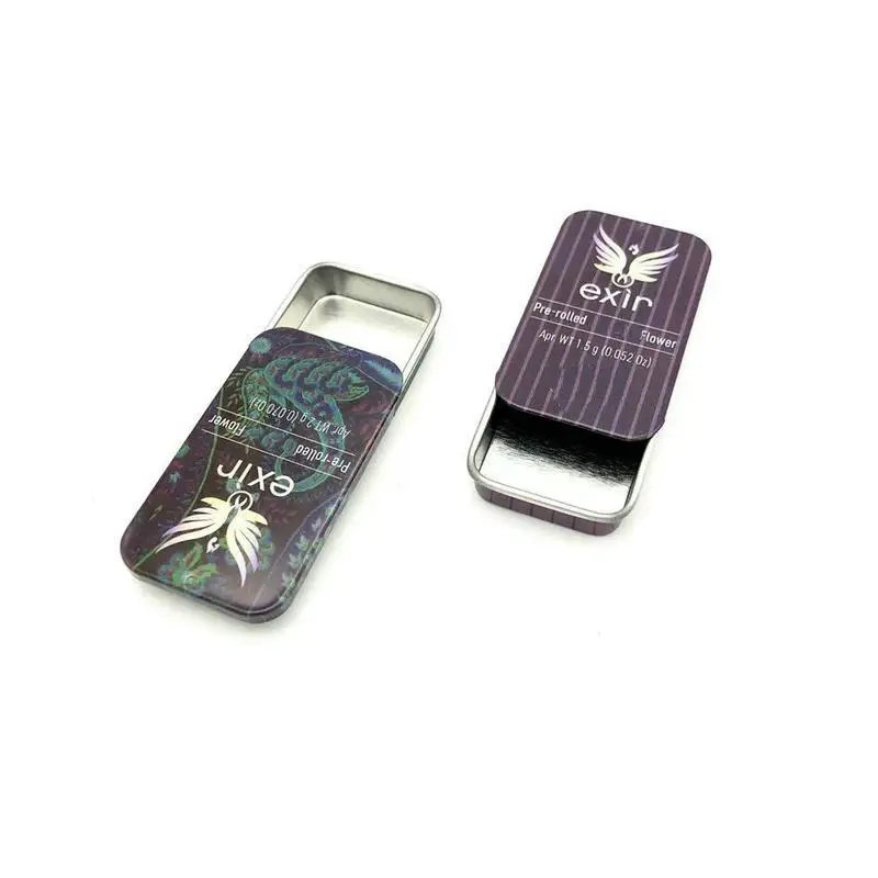 Smaller 2.36 Inches Sliding Mini Pre-rolls Tin Packaging - Buy Sliding ...