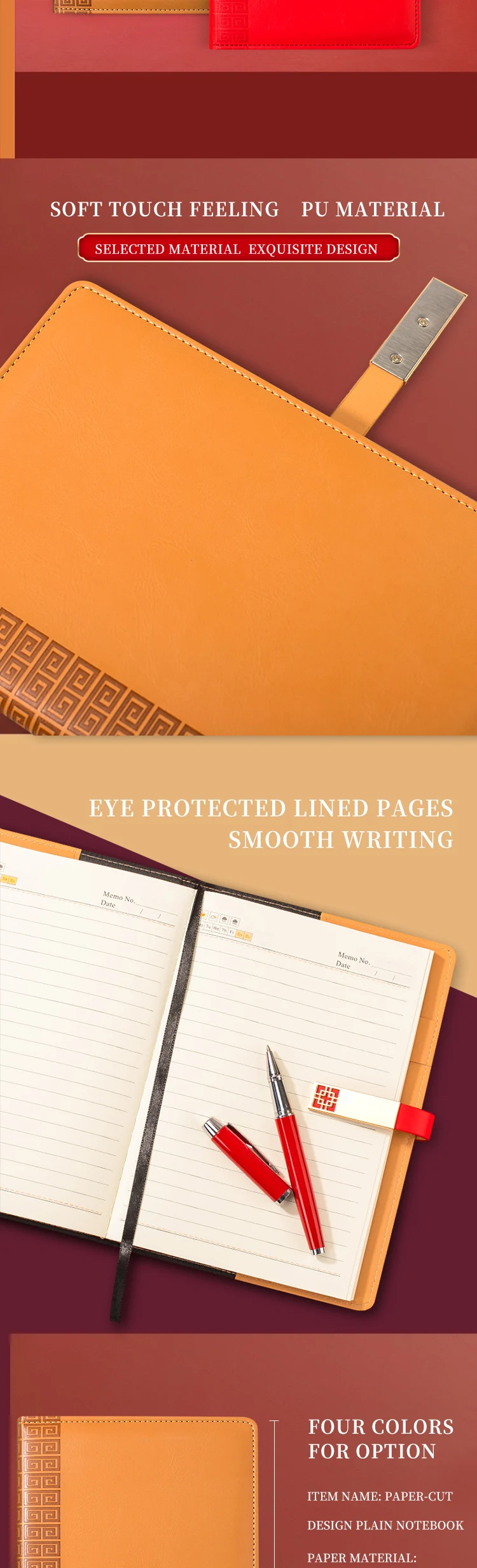 Customized Company Event Gifts Notebook Gift Box 8 Pieces Set ...