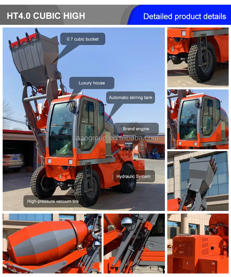 Concrete Mixer Truck Concrete Mixer With Pump Mobile Diesel Or Electric ...