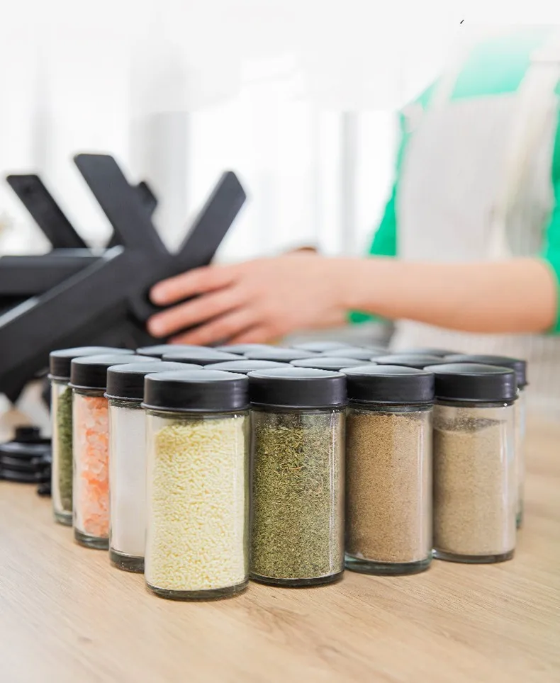 Multifunctional Rotating Spice Rack - Organize Your Kitchen