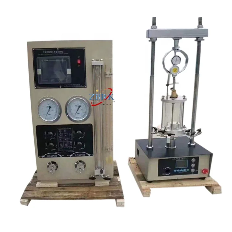 Digital Iso Astm Standard Soil Triaxial Test Apparatus Strain ...