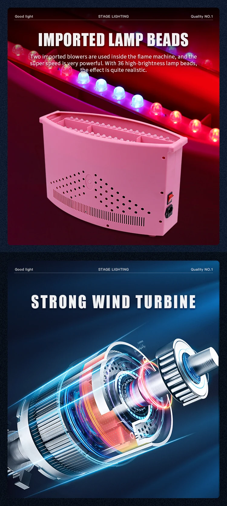 Fake Flame Light - LED Electronic Brazier with Silk Fire