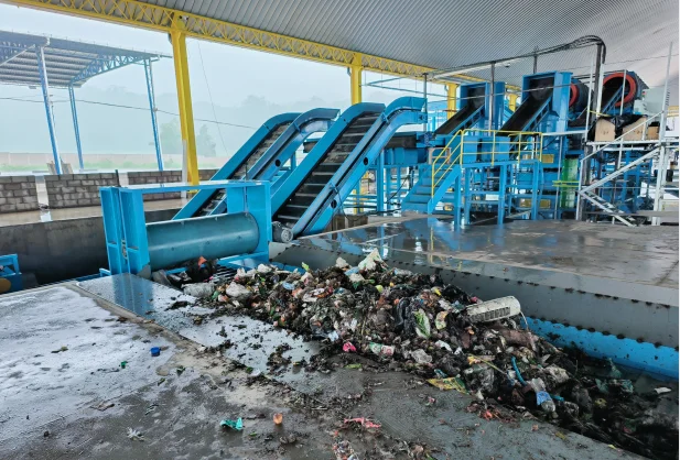 Municipal Solid Waste Sorting Separation System Metal Plastic Waste ...